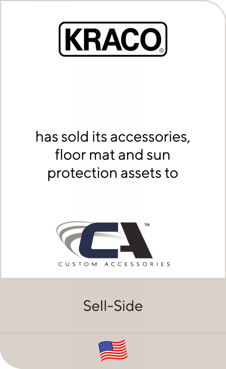 Kraco has sold its accessories, floor mat and sun protection assets to ...