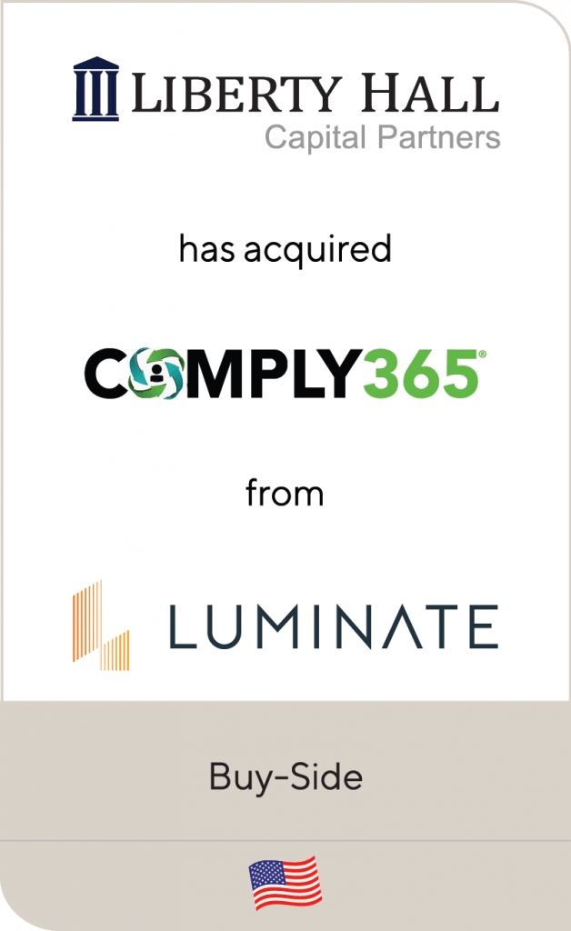 Liberty Hall Capital Partners has acquired Comply365 from Luminate ...