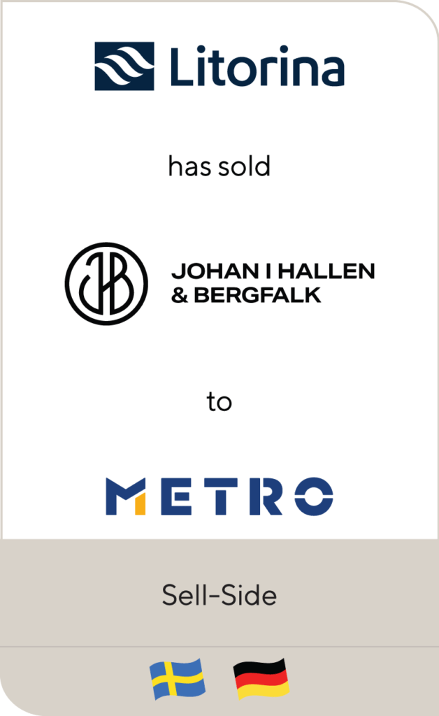 Litorina has sold Johan i Hallen & Bergfalk to METRO - Lincoln International LLC