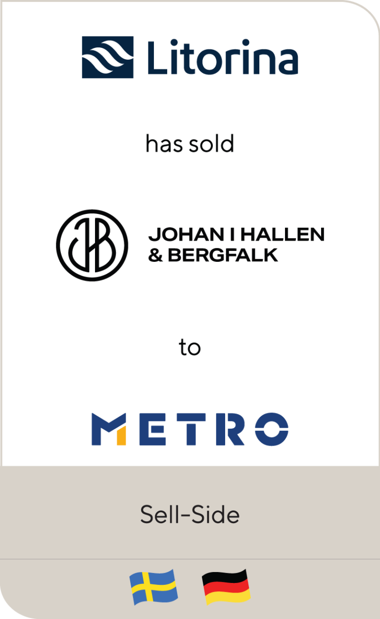 Litorina has sold Johan i Hallen & Bergfalk to METRO - Lincoln ...