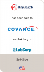MI Bioresearch has been sold to Covance, a subsidiary of LabCorp ...