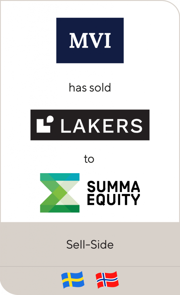 Lakers Holding AB has been sold to Summa Equity - Lincoln International LLC
