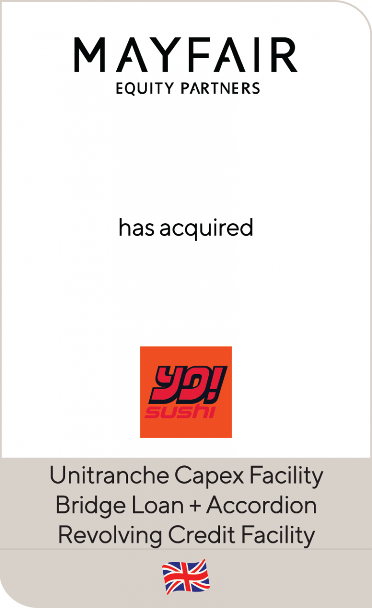 Mayfair Equity Partners has acquired Yo! Sushi - Lincoln International LLC