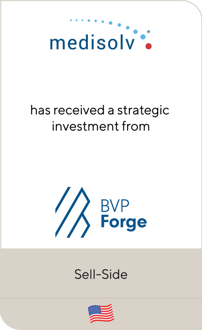 Medisolv receives a strategic investment from BVP Forge - Lincoln ...