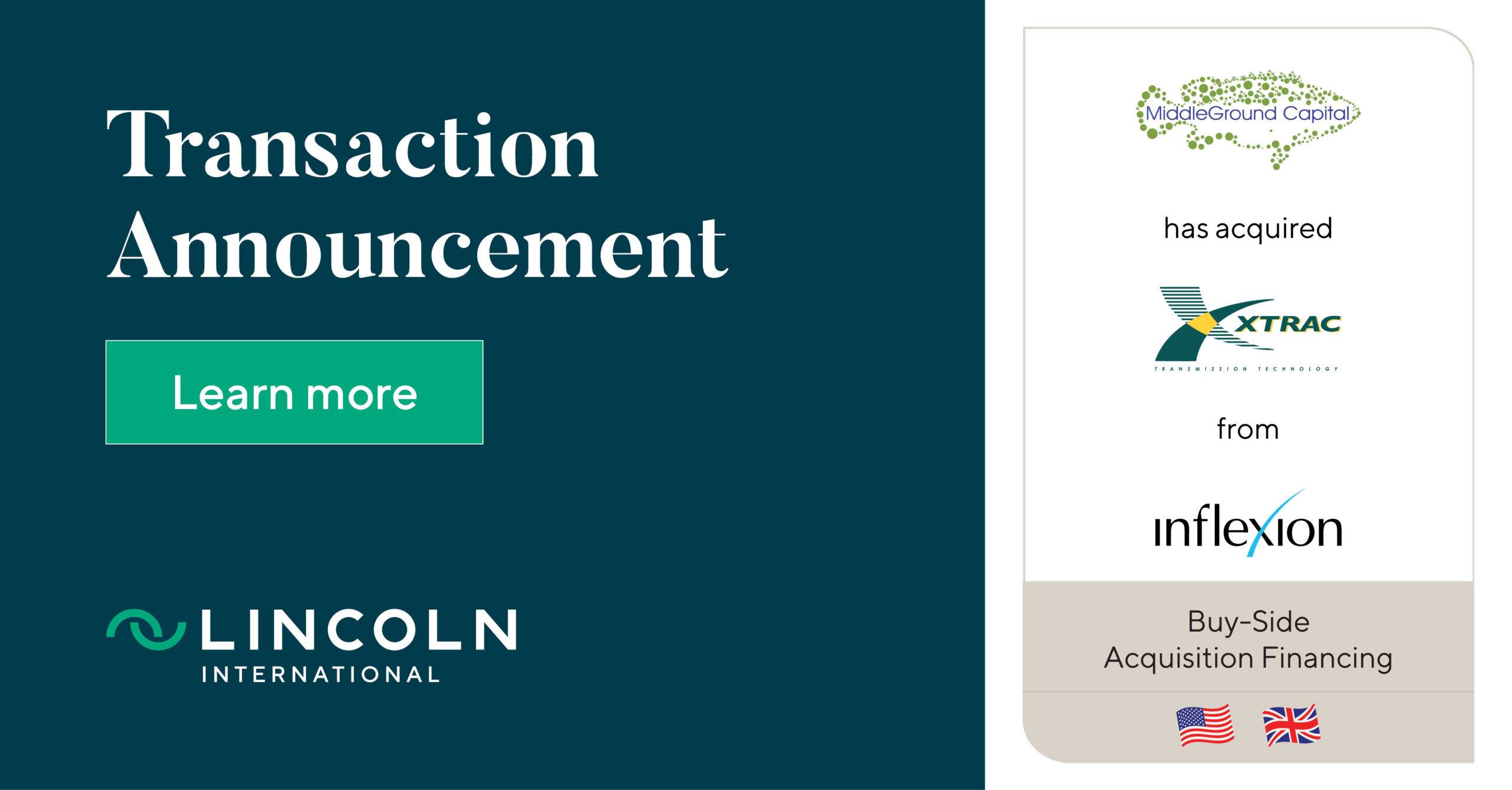 MiddleGround Capital has acquired Xtrac from Inflexion - Lincoln ...