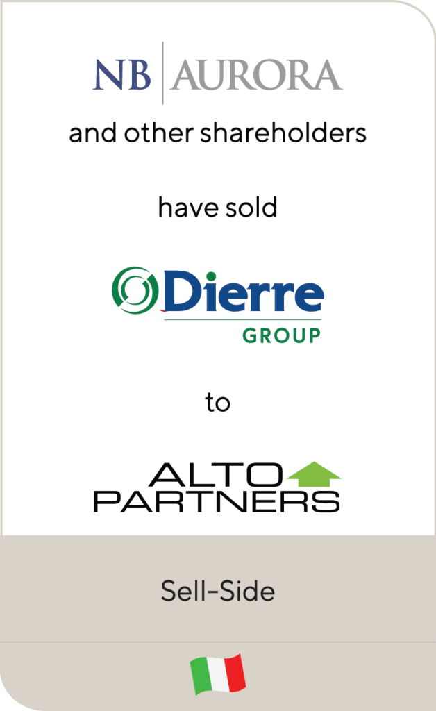 NB Aurora and other shareholders have sold Dierre Group to Alto ...
