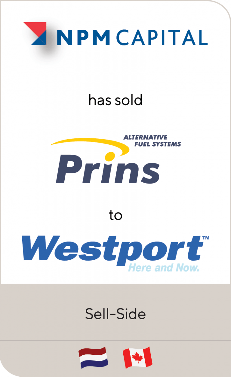 NPM Capital has sold Prins to Westport - Lincoln International LLC