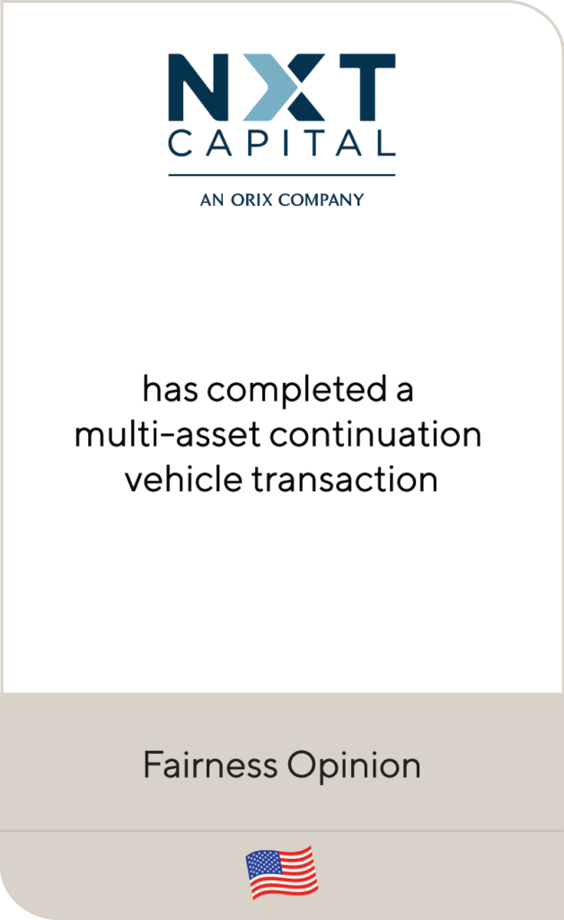 NXT Capital has completed a multi-asset continuation vehicle ...