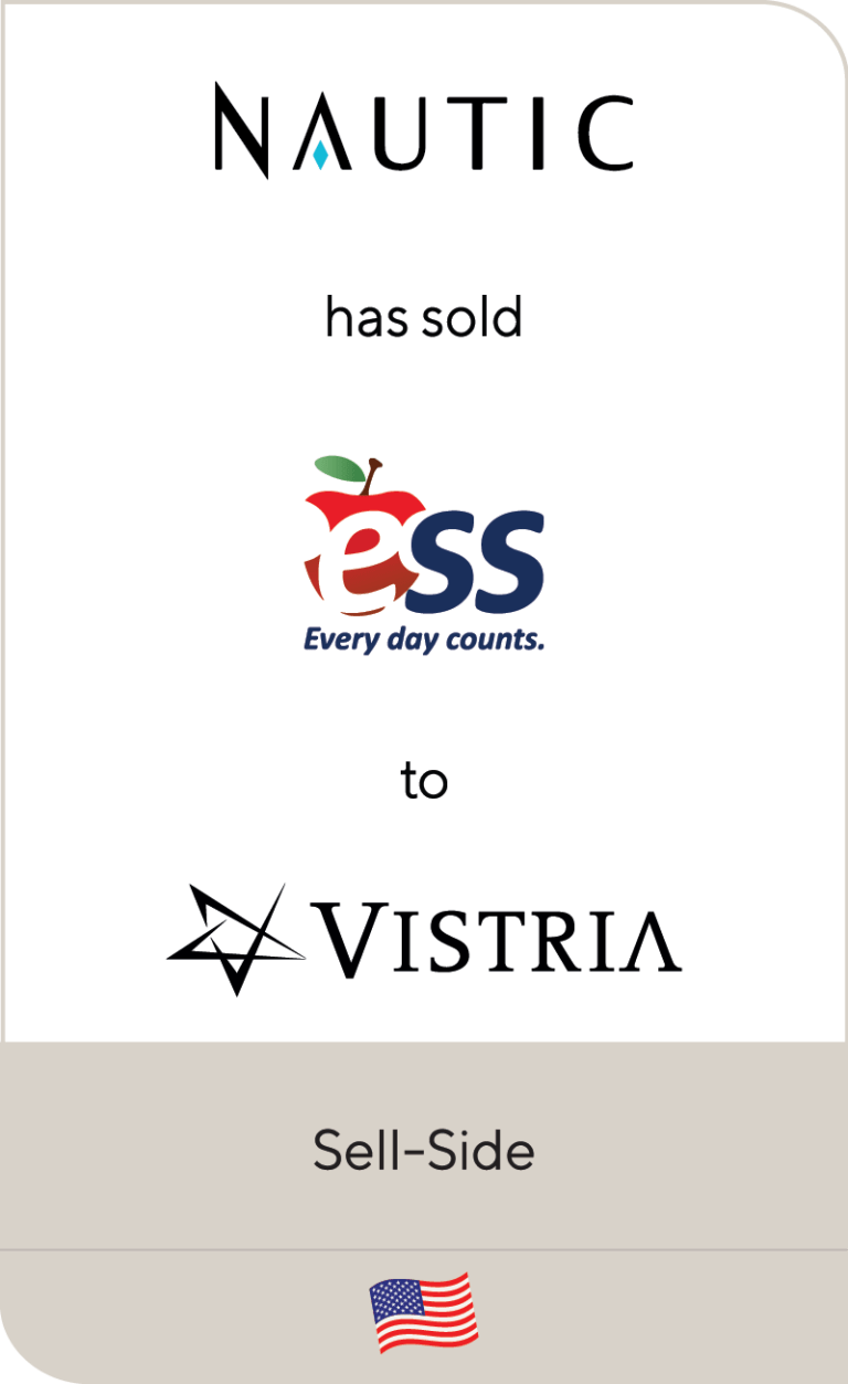 Nautic Partners has sold ESS to Vistria Group - Lincoln International LLC