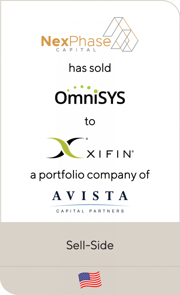 NexPhase Capital has sold OmniSYS to XIFIN, a portfolio company of ...