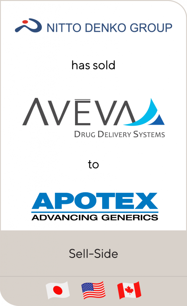 Nitto Denko Corporation has sold Aveva Drug Delivery Systems to Apotex ...