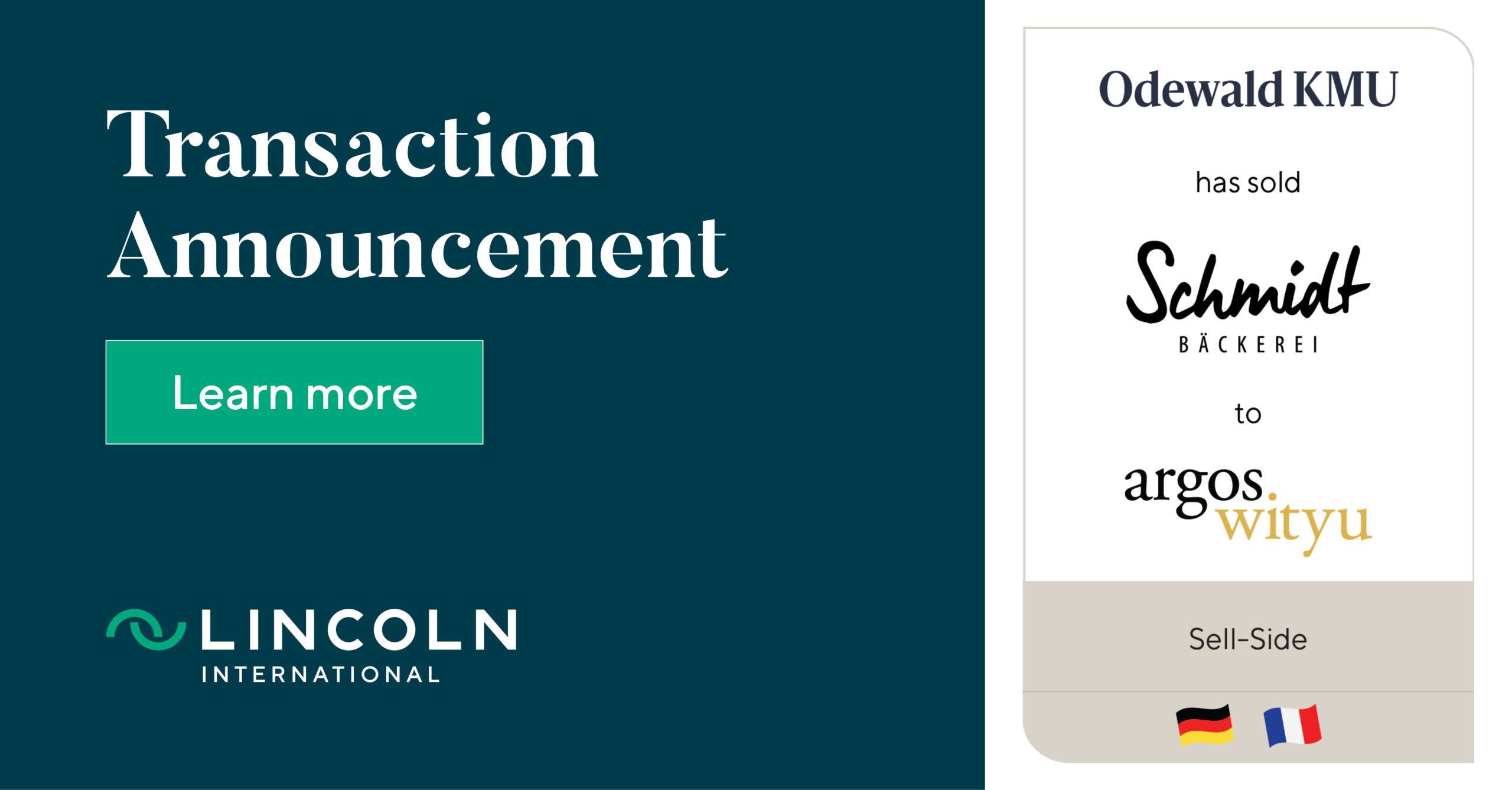 Odewald KMU has sold Karl Schmidt to Argos Wityu - Lincoln ...