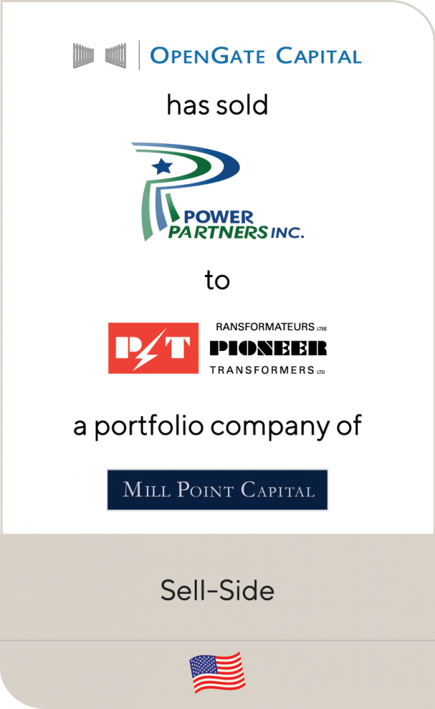 OpenGate Capital has sold Power Partners to Pioneer Transformers - Lincoln International LLC