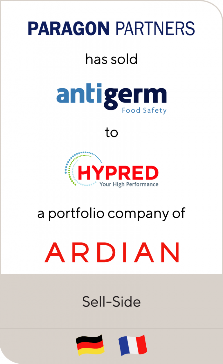 Paragon Partners has sold Anti-Germ to Hypred - Lincoln International LLC