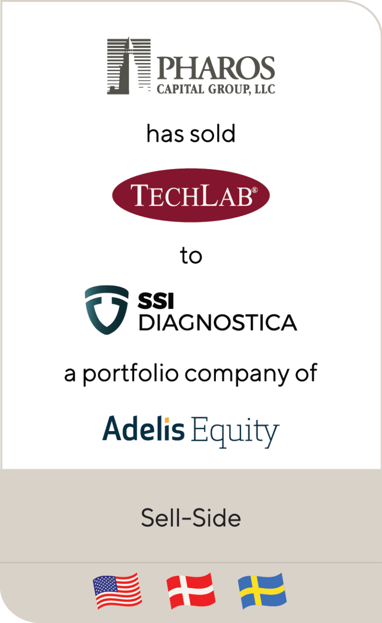 Pharos Capital Group has sold TechLab to SSI Diagnostica, a portfolio ...