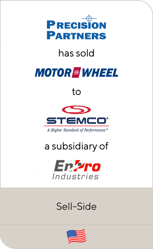 Precision Partners has sold MotorWheel to EnPro Industries’ Stemco ...