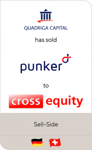 Quadriga Capital has sold punker to Cross Equity - Lincoln International LLC