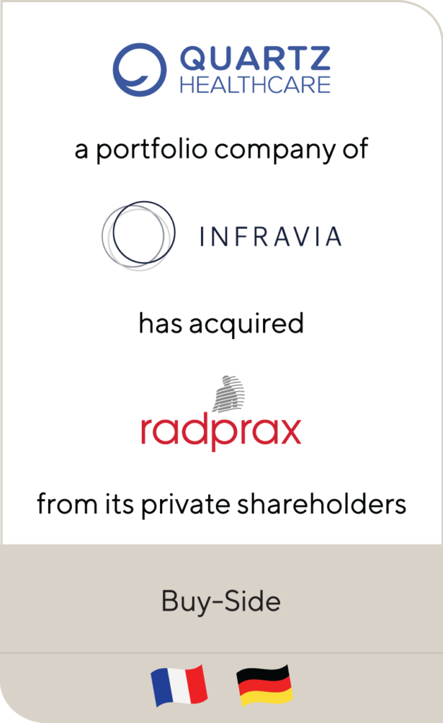 Quartz Healthcare, a portfolio company of InfraVia, has acquired ...