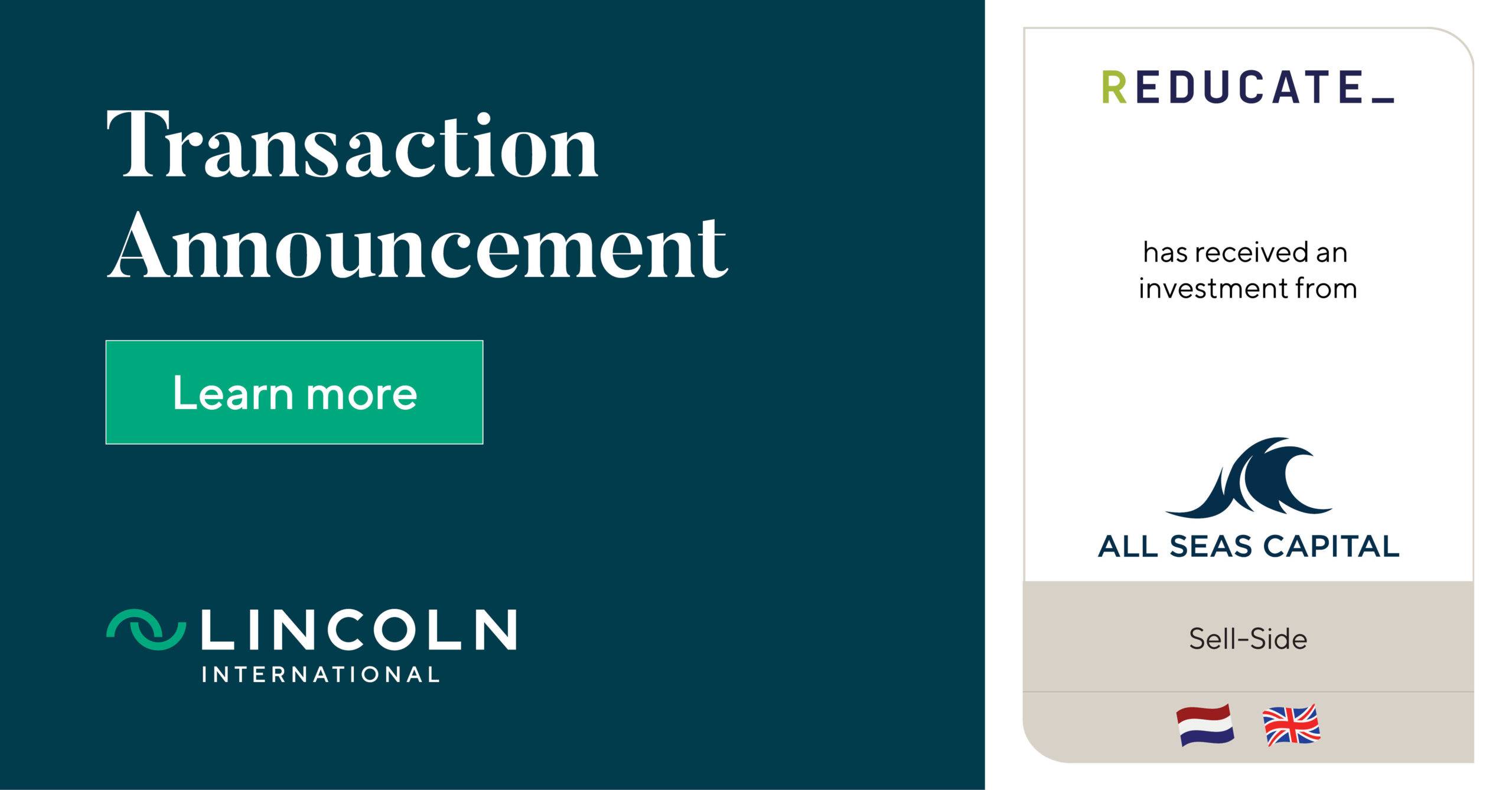 Reducate EdTech Group has received an investment from All Seas Capital ...