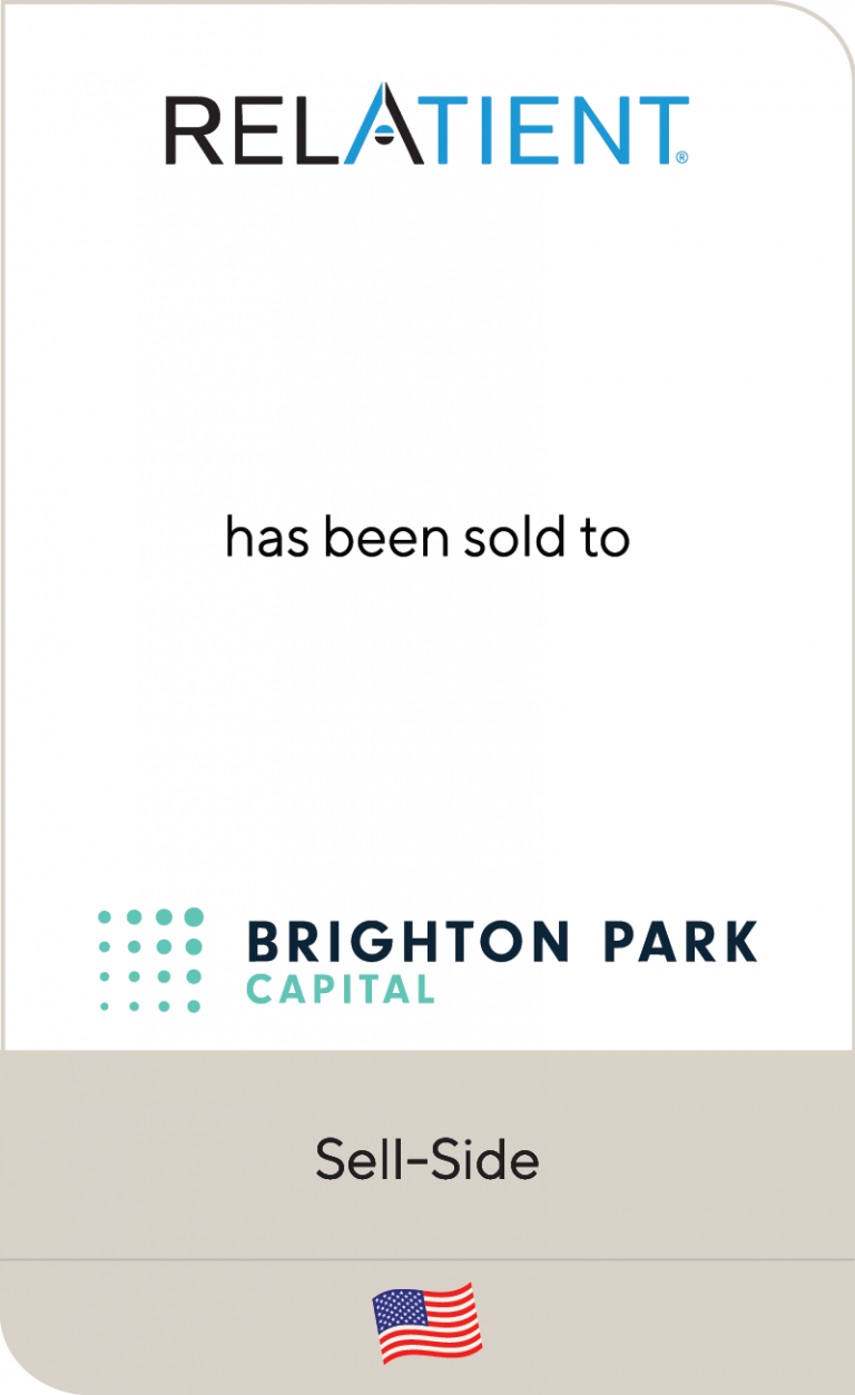 Relatient has been sold to Brighton Park Capital - Lincoln ...