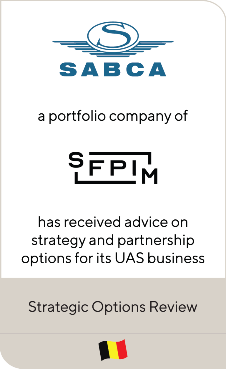 SABCA, a portfolio company of SFPIM, has received advice on strategy ...