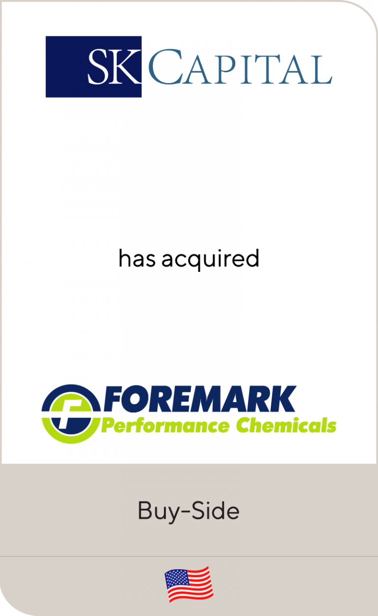 SK Capital Partners has acquired Foremark Performance Chemicals ...