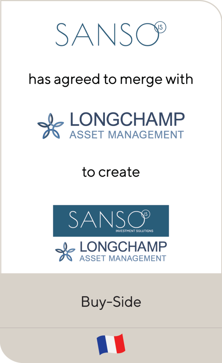 Sanso Investment Solutions has agreed to merge with Longchamp Asset ...