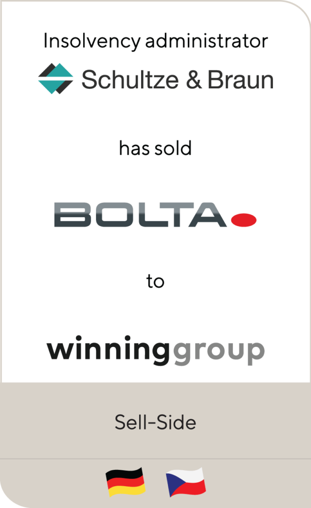 Insolvency administrator Schultze & Braun has sold Bolta Werke to ...