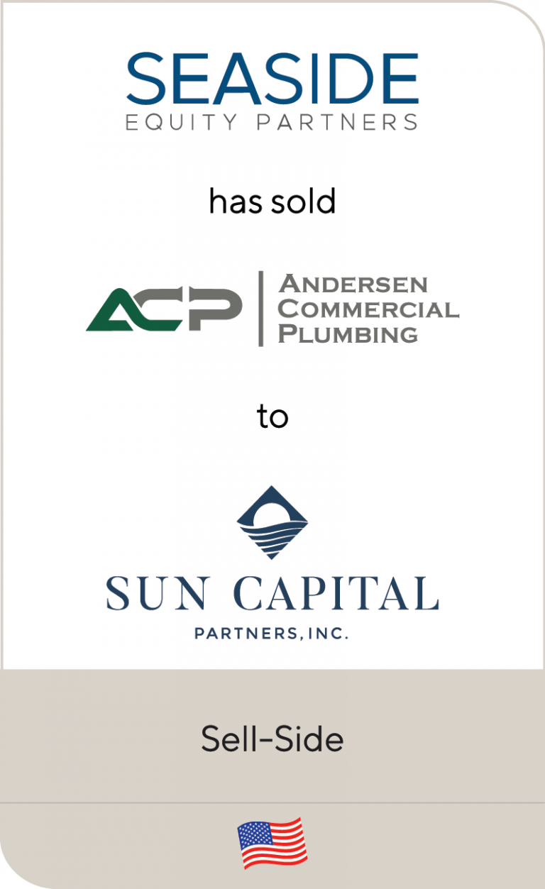 Seaside Equity Partners has sold Andersen Commercial Plumbing to Sun ...