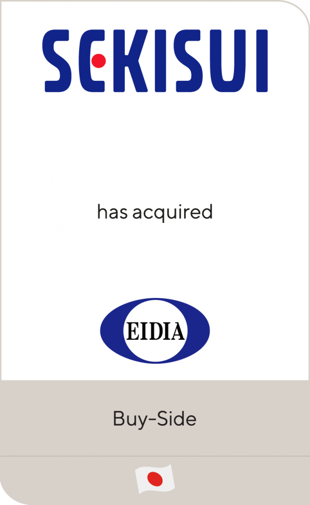 Sekisui Chemical Co. has acquired EIDIA Co. - Lincoln International LLC