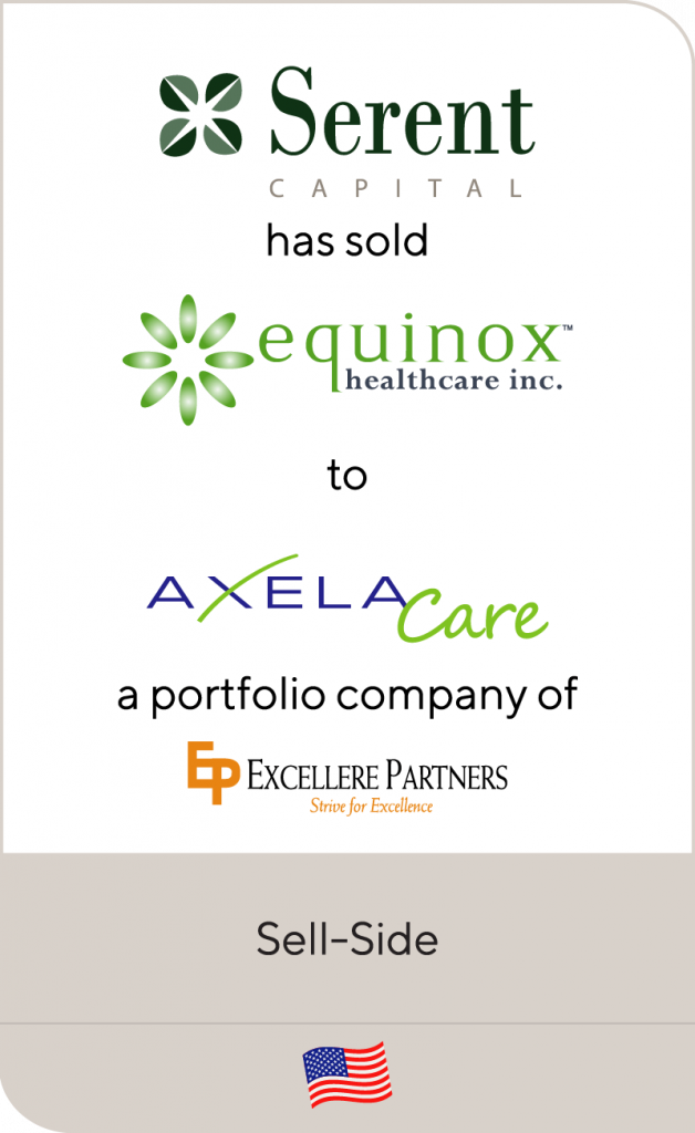 Serent Capital has sold Equinox Healthcare to AxelaCare Health ...