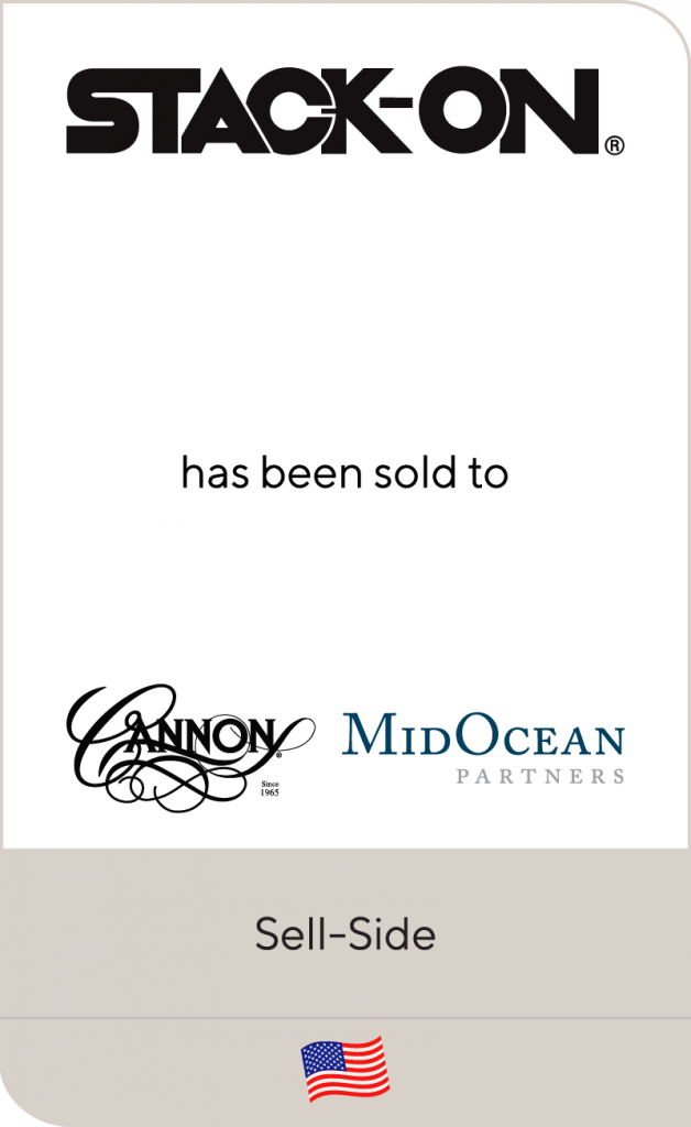 Stack-On Products has been sold to Cannon Safe and MidOcean Partners ...