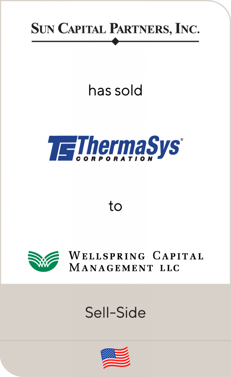 Sun Capital Partners has sold ThermaSys Corporation to Wellspring ...
