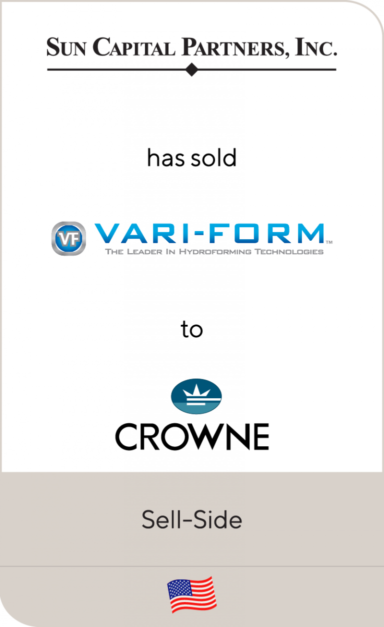 Sun Capital has sold Vari-Form, Inc. to Crowne Group - Lincoln ...