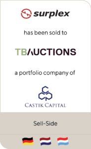 Surplex has been sold to TBAuctions, a portfolio company of Castik ...