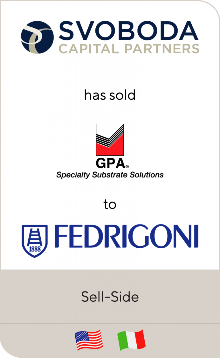 Svoboda Capital Partners has sold GPA Specialty Substrate Solutions to Fedrigoni - Lincoln ...
