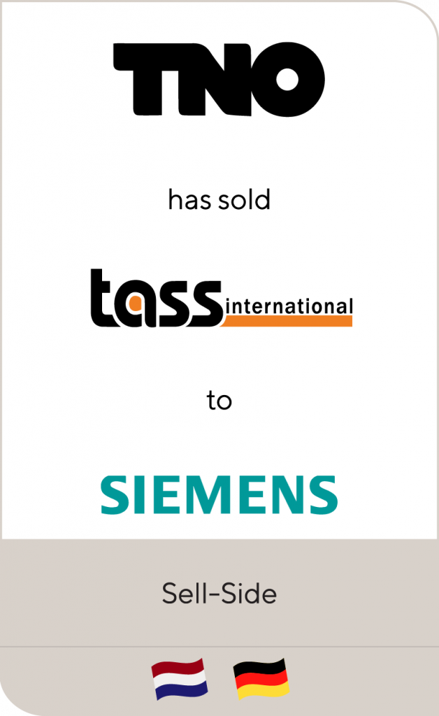 TNO has sold Tass International to Siemens - Lincoln International LLC