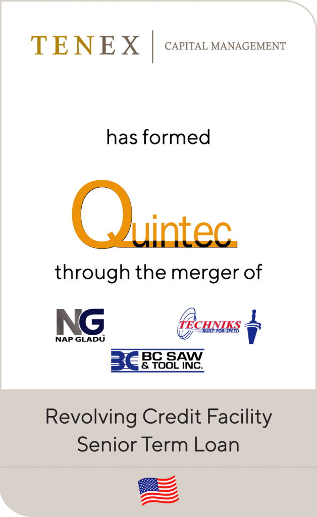 Tenex Capital Management has formed Quintec through the merger of NAP ...