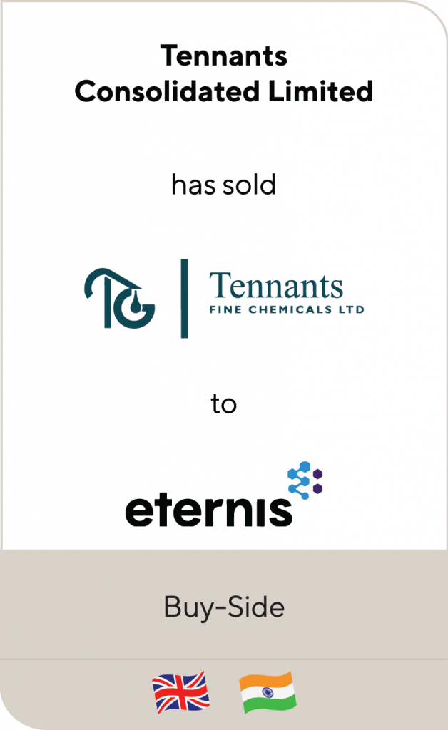 Eternis Fine Chemicals Limited has acquired the UK-based Tennants Fine ...
