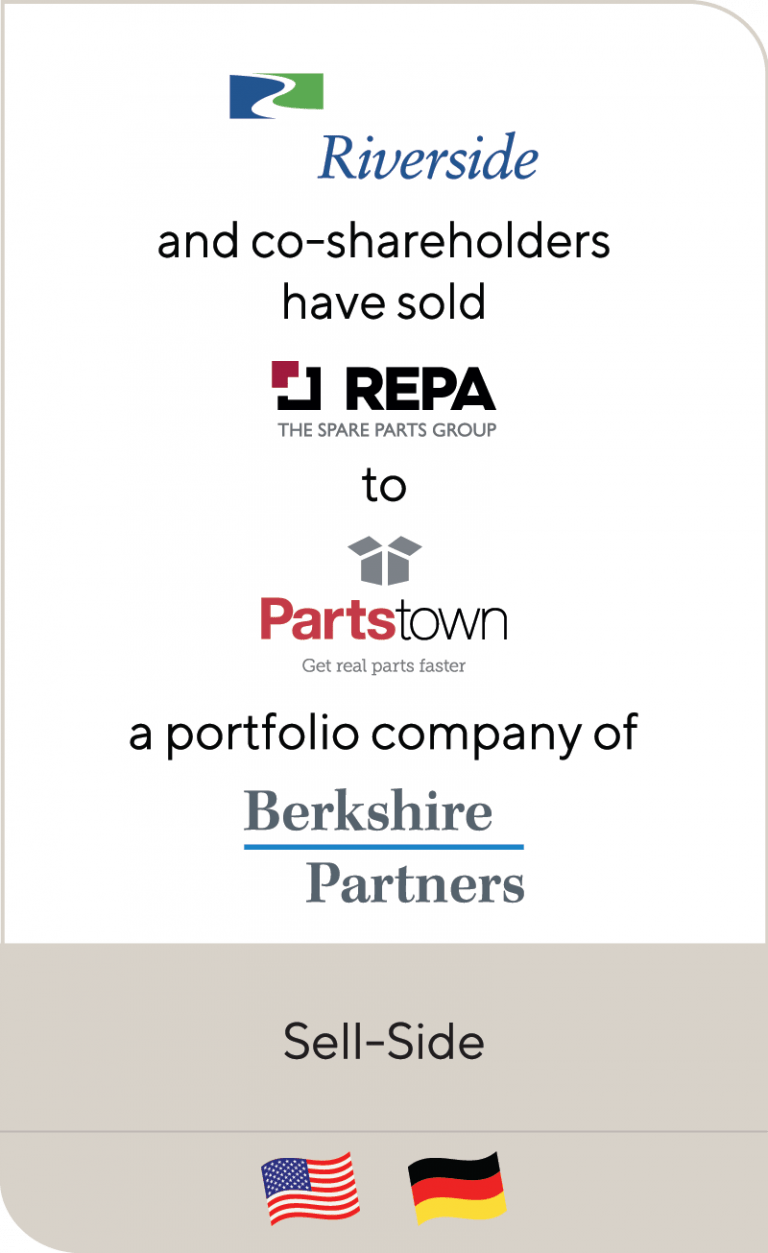 The Riverside Company and co-shareholders have sold REPA Group to Parts ...