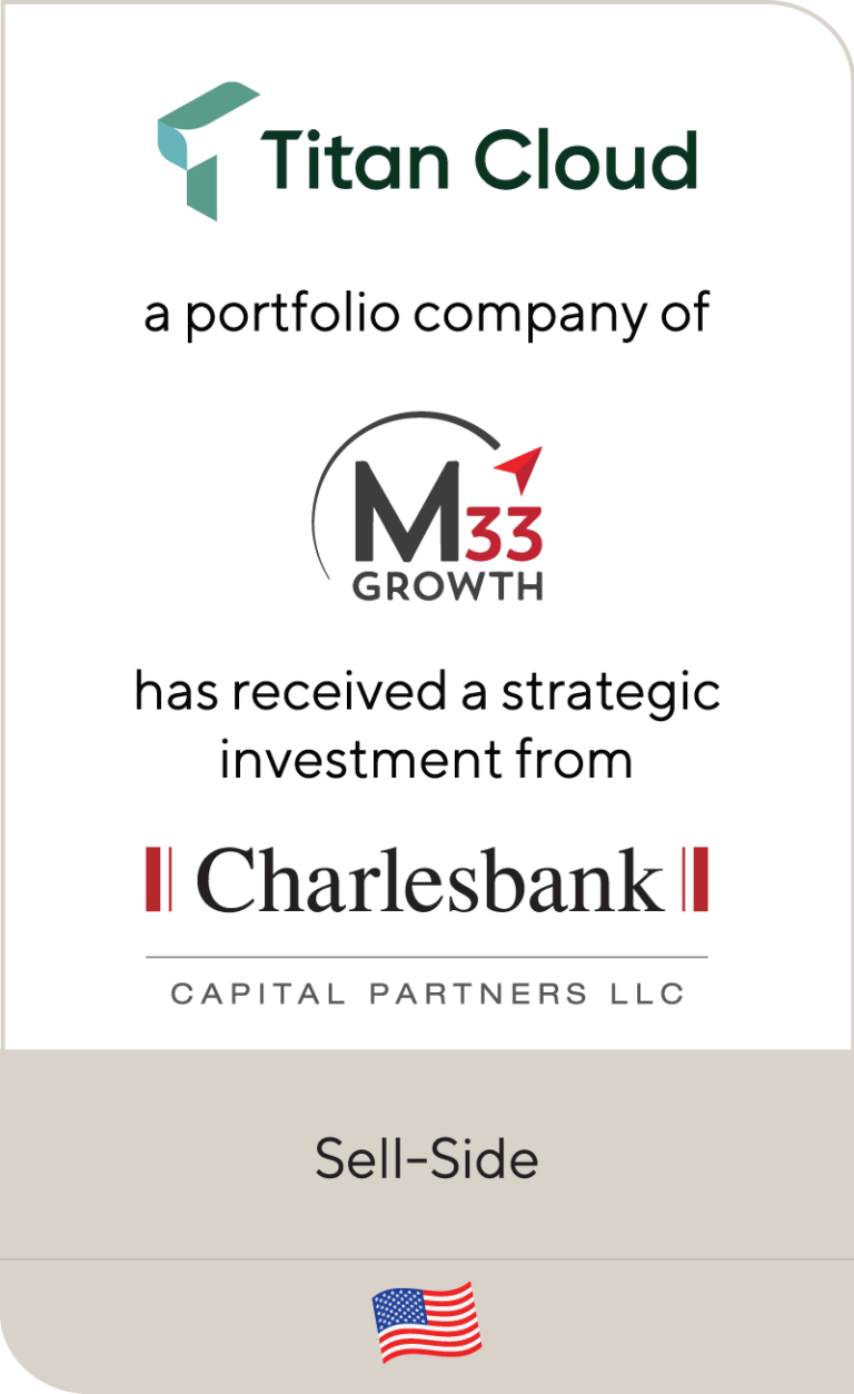Titan Cloud, a portfolio company of M33 Growth, has received a strategic investment from ...