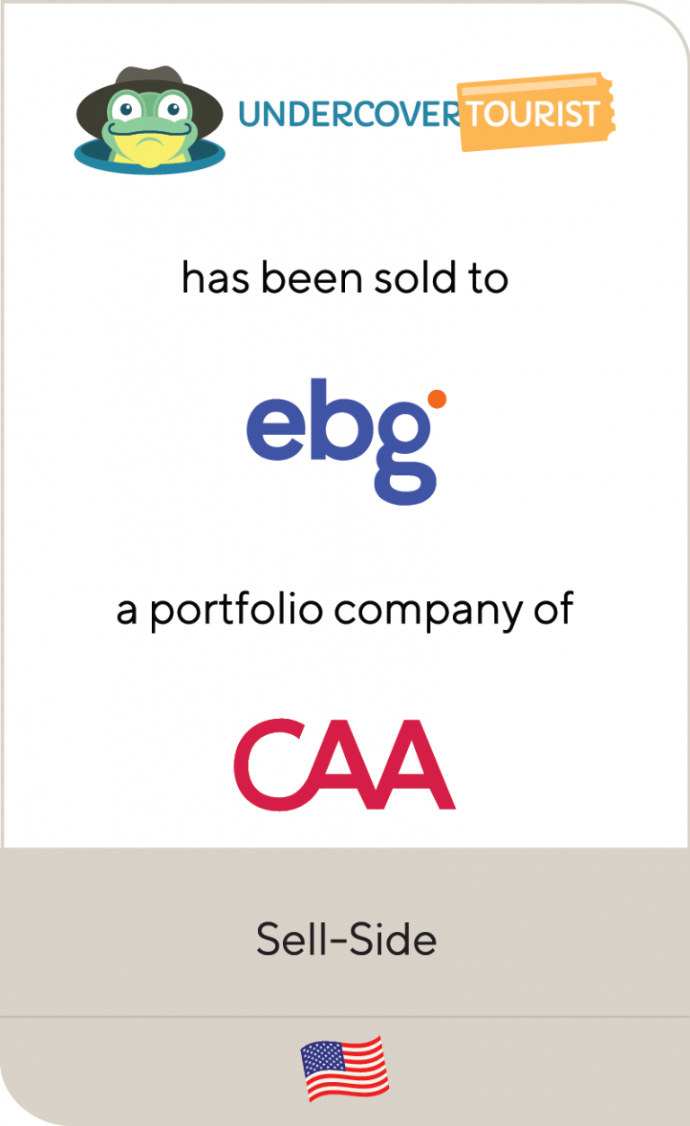 Undercover Tourist has been sold to EBG, a portfolio company of CAA ...