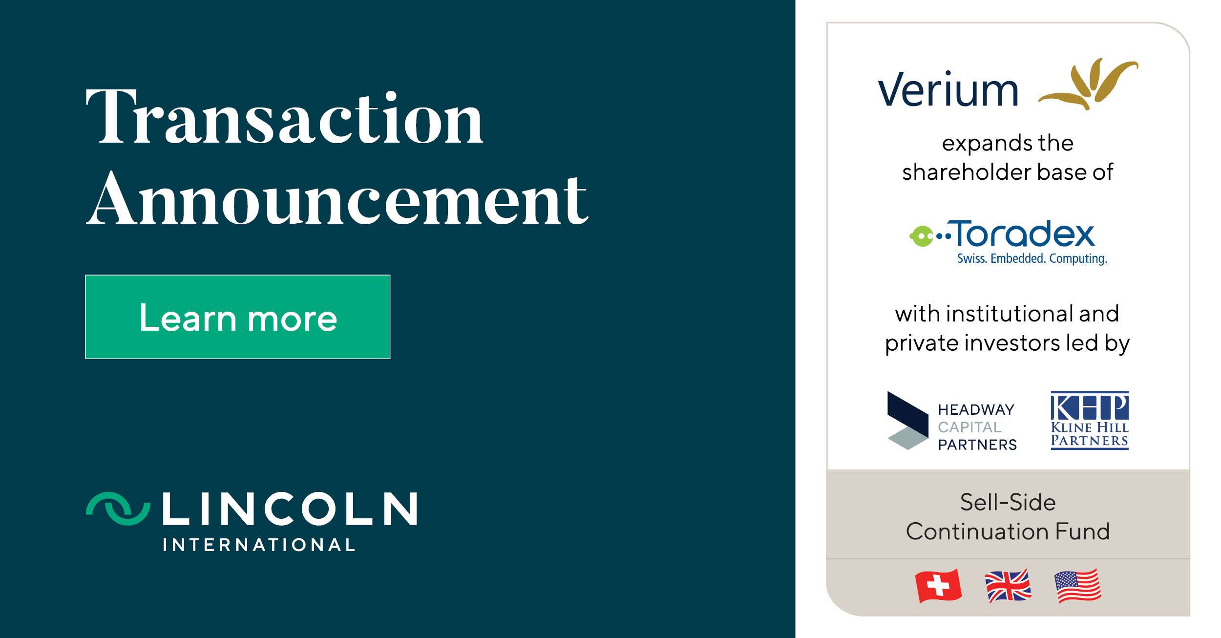 Verium expands the shareholder base of Toradex with institutional and ...