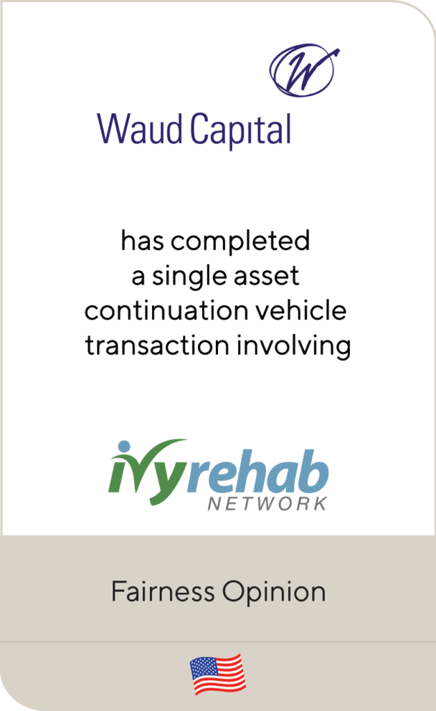 Waud Capital has completed a single asset continuation vehicle ...