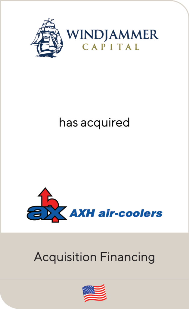 Windjammer Capital Investors has acquired Axh Air-Coolers, LLC ...