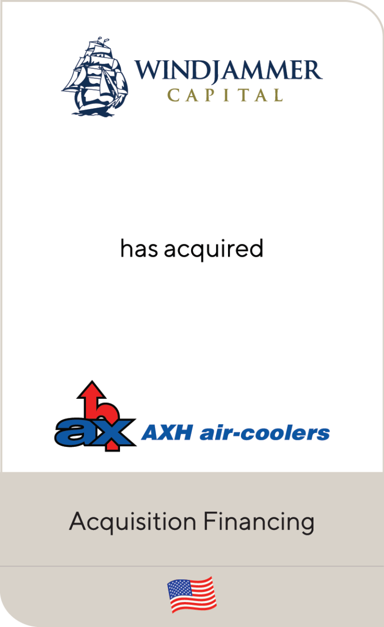 Windjammer Capital Investors has acquired Axh Air-Coolers, LLC ...